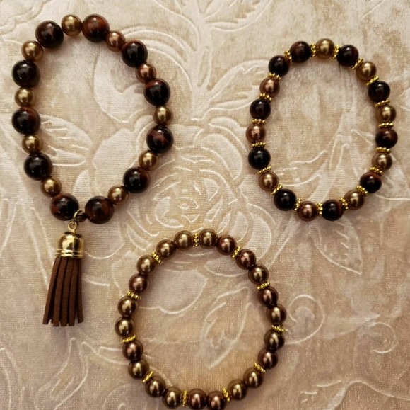 Jewelry | Charmed Bracelet Set | Poshmark